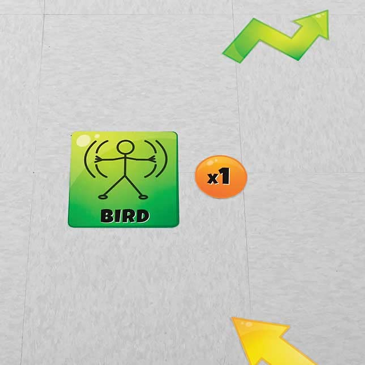 EZ Stick Sensory Path for Hallways – 98 Decals for Floors, Get Moving