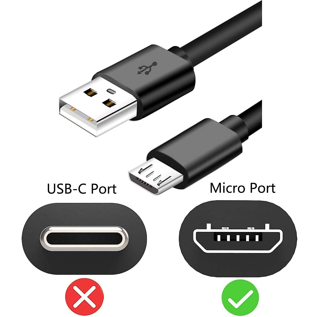 USB Charging Cable Charger Cord Compatible for TREBLAB FX100 HD77 HD7,BUGANI M83,AOMAIS GO,iFox iF012 Bluetooth Speakers Power Cord