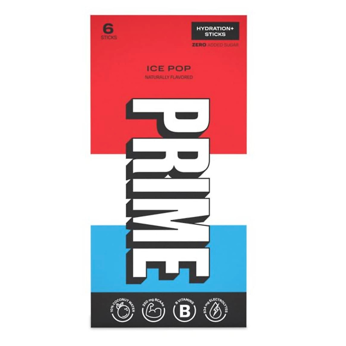 Prime Ice Pop Hydration 6 Sticks