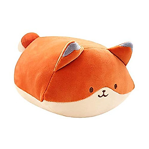 Anirollz Stuffed Animal Plush Toy – 10" Medium Plush Doll | Soft, Squishy, Cute, Comfort, Safe | Birthday Gift Pillow with Cute Character Fox Foxiroll