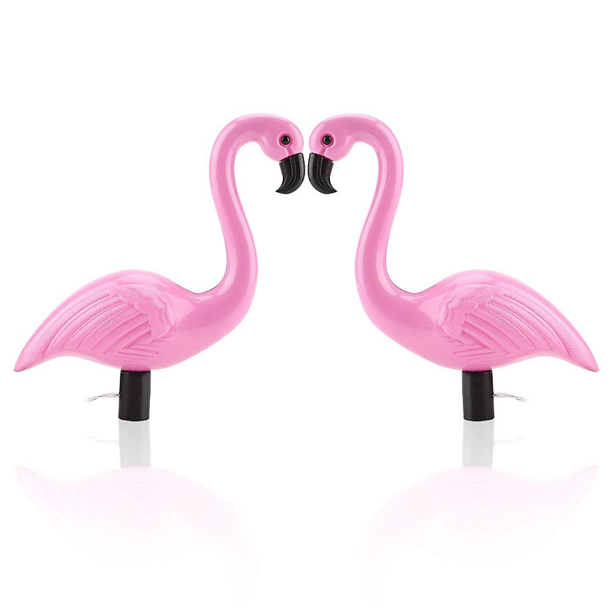 Yosoo- Solar Flamingo Garden Light, 2 Pack Pink Flamingo Solar Powered Outdoor LED Lawn Light Decorative Stake Lamp Pink Flamingo Yard Ornament Stakes for Garden Yard Pathway