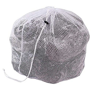 Laundry Wash Bag For Washing Machine, Fine Coarse Mesh Net Drawstring Thickened Garment Pouch