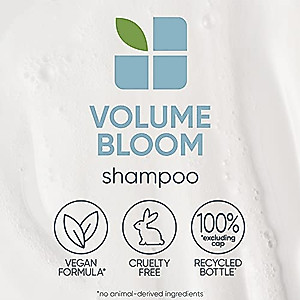 BIOLAGE Volume Bloom  | Volumizing Shampoo | Lightweight Volume & Shine | For Fine Hair | Paraben & Silicone-Free | Vegan​ | 33.8 Fl. Oz.