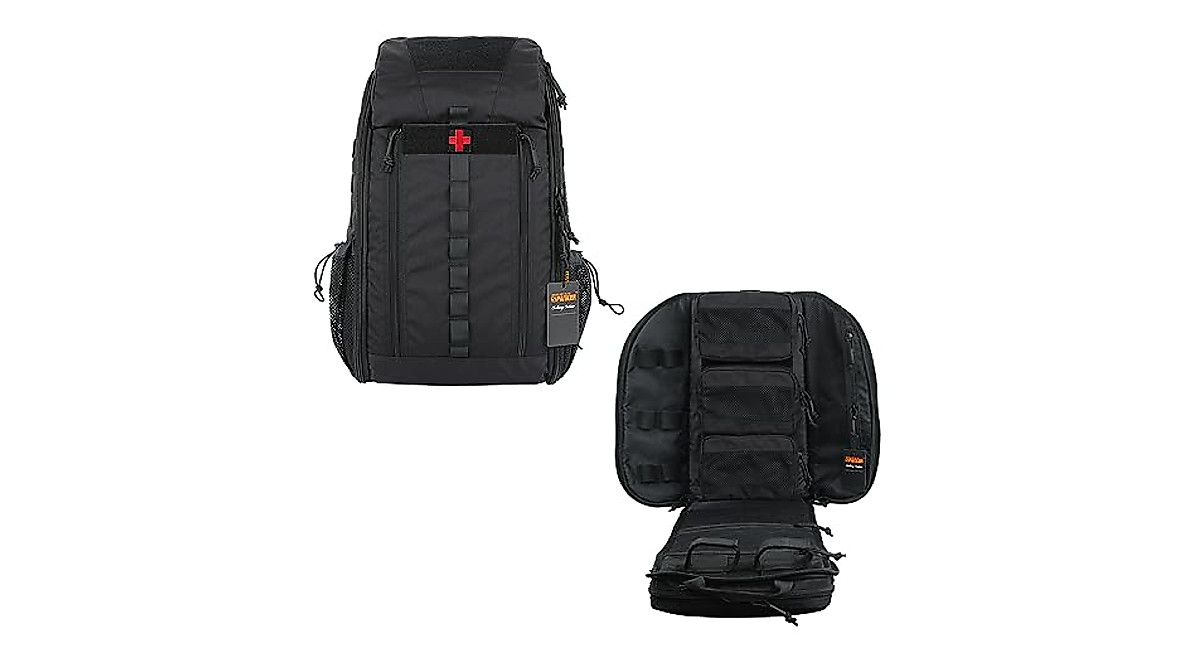 Medical Backpack Tactical Survival Bag for Outdoors & Emergency