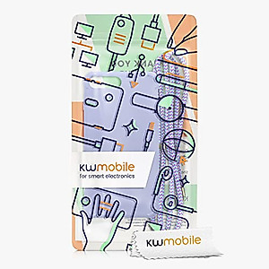 kwmobile Crossbody Case Compatible with Apple iPhone 7 Plus/iPhone 8 Plus Case - TPU Silicone Cover with Strap - Lavender