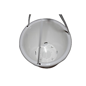 KOBA 4.5 inch Mini White Plastic Hanging Basket by Koba (5)