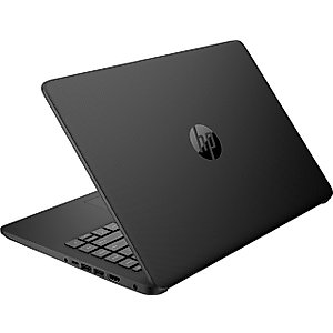 HP 2022 Stream 14inch Laptop, Intel Celeron N4020 Dual-Core Processor, 4GB DDR4 Memory, 128GB Storage(64GB eMMC+64GB Card), Webcam, Bluetooth, 1-Year Microsoft 365, Win10 S, Jet Black | NoCo Bundle