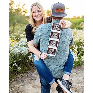 DadBod Apparel DB DadVibes Dad Hat (Charcoal/White) Snapback Baseball Cap Mens Leather Patch Happy Trucker Hats for Girl Dads