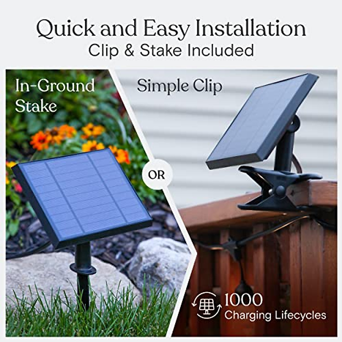 Brightech Ambience Pro Solar Powered Outdoor String Lights, Commercial Grade Waterproof Patio Lights, 27 Ft Edison Bulbs, Shatterproof LED Solar String Lights for Outdoors - 1W LED, Soft White Light