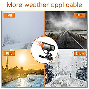 Portable Car Heater, 12V 150W Car Fan Plug in Cigarette Car Defroster Car Fan with Air Purification 2 in 1 Fast Heating & Cooling Function 3-Outlet with Sucker Holder