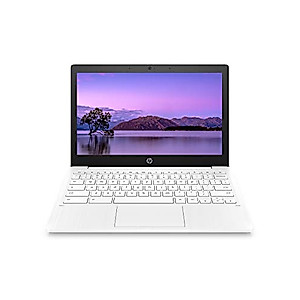 HP Chromebook 11-inch Laptop - Up to 15 Hour Battery Life - MediaTek - MT8183 - 4 GB RAM - 32 GB eMMC Storage - 11.6-inch HD Display - with Chrome OS™ - (11a-na0021nr, 2020 model, Snow White)