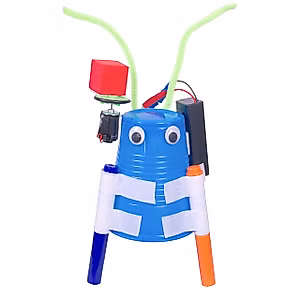 DIY Doodling Scribble Bot Kit – Bulk Pack of 10 Motorized Art Robot Projects for Kids - STEM & STEAM Learning Activity