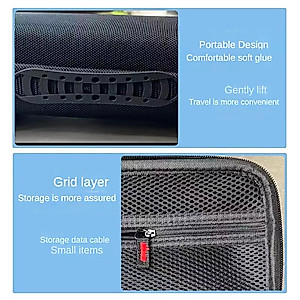 Voikoli Protective Eva Hard Shell Case Compatible with ASUS ROG Ally Gaming Handheld,Shockproof,Stylish and Durable (Black)