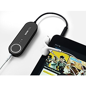 BoomCloud 360 Boomstick in-Line Wired Headphone Audio Enchancer Amp and Signal Processor - Black