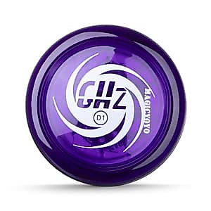 MAGICYOYO Looping GHZ Responsive Yoyo for Kids, 2A Starter Yoyo for Beginner, Easy to Play Basic String Tricks, with 6 Replacement Strings, Yo-Yo Glove, Bag (Purple)