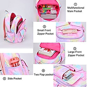 Backpack for Girls School Bag Primary Student Bookbags Cute Backpack for Elementary School Backpacks for Girls