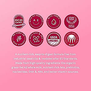 Serenity Kids Toddler Formula Powder Drink Made with Grass Fed Organic A2 Whole Milk | Easy to Digest, Clean Ingredients | Clean Label Project Purity Award Certified | 21 oz Can | 1 Count