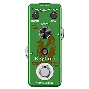 Keytars Guitar Tremolo Effect Pedal of Classic Trelicopter Effects Pedals for Electric Guitar Effect True Bypass