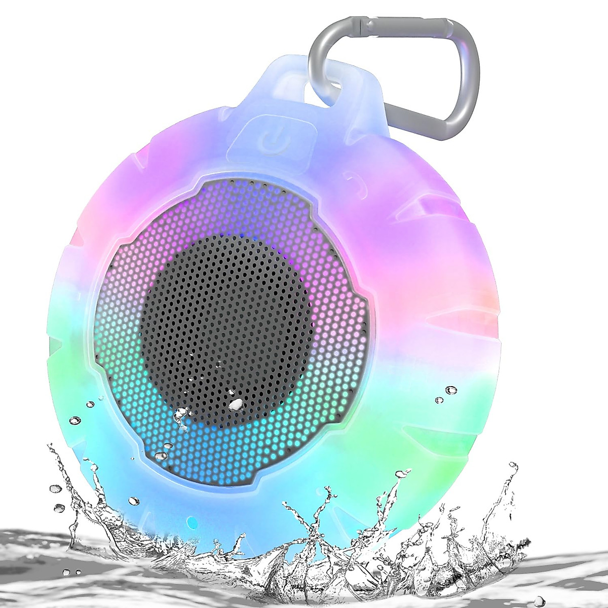 HEYSONG Waterproof Shower Bluetooth Speaker, Durable & Portable with Clear Sound, Ideal for Shower, Pool, Beach & Kayaking – Great Gift for All Ages
