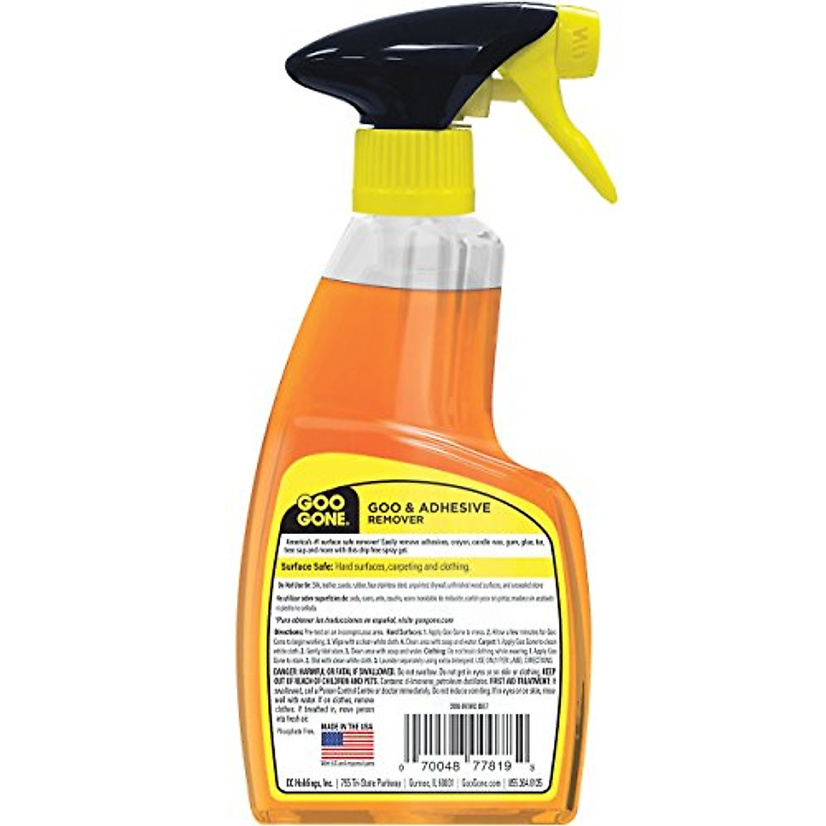 Goo Gone Original Spray Gel Adhesive, Sticker Remover - Works on Ink, Sap, Tar, Decals, Bumper Stickers and more - 12 Oz, 2 Pack