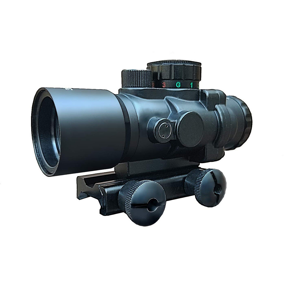 Aimpro Compact Prism Rifle Scope Small Durable and Precise 3.5 x 30mm Etched Illuminated Reticle