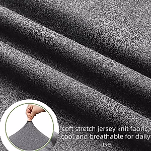 BATTOP Pregnancy Pillow Cover for U+J Shaped Body Pillow,57 inch Large Pregnancy Pillowcase,Cooling,Machine Washable Replacement Cover,Fits Most 55/57 Inch,Cover Only