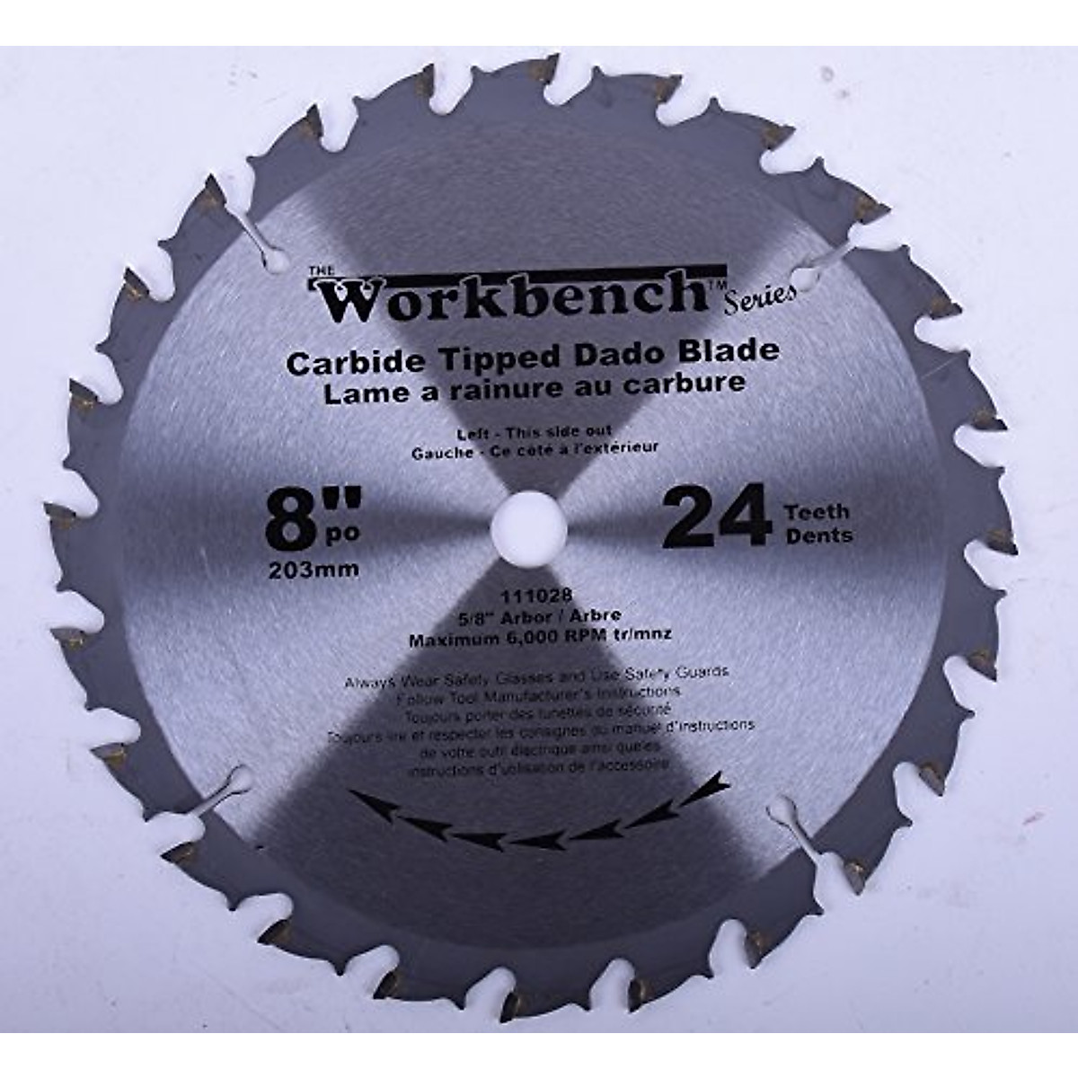 Toolway 111028 Dado Blade Set 8", 200 mm, 24 Tooth