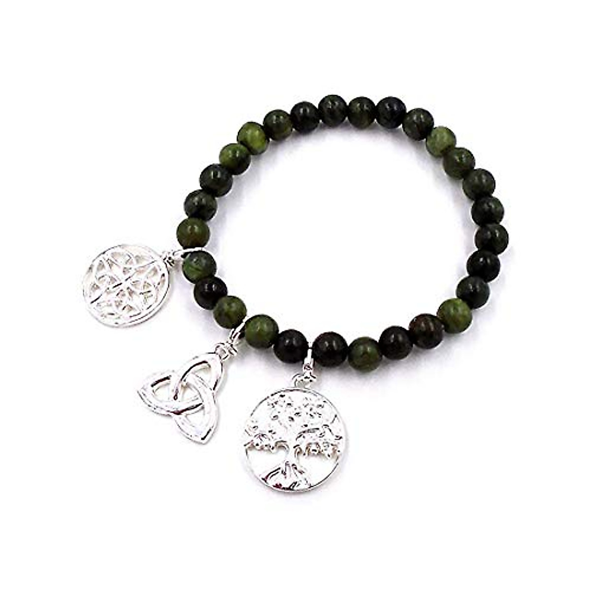 J.C. Walsh & Sons Irish Connemara Marble Stretch Bracelet