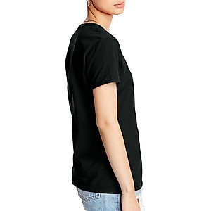 Hanes womens Perfect-t Short Sleeve T-shirt fashion t shirts, Black, XX-Large US