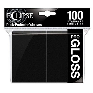 Ultra Pro Eclipse PRO 100+ Deck Box and Glossy Sleeves Black