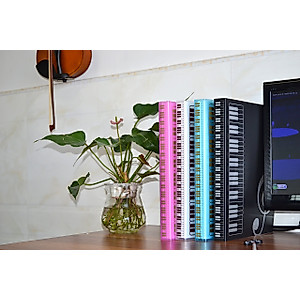 WOGOD Music Sheet File Paper Documents Storage Folder Holder Plastic.A4 Size,40 Pockets (Black)