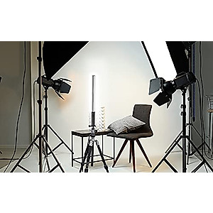 LUXCEO RGB LED Photography Lighting Portable Wand Handheld LED Video Light 1000 Lumens CRI 95+ USB Rechargeable with Remote Control, Carry Bag, Adjustable Color Temperature 3000K-6000K and 36 Colors