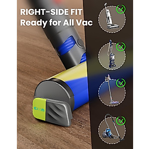 Green Vacuum Light Show All Dust Compatible with Dyson Shark Bissell, Vacuum Cleaner Light Attachment Display All Dust & Detect Cat Dog Hair, Upgrade Universal Accessories (USB-C Rechargeable)