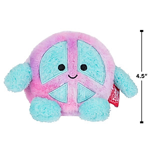 BumBumz 4.5-inch RetroBumz Plush 5-Pack - Yin Yang Josh, Peace Symbol MEGS, Flower Jess, Lava Lamp Sara, Alien Matt Collectible Stuffed Toys - from The Makers of Original Squishmallows