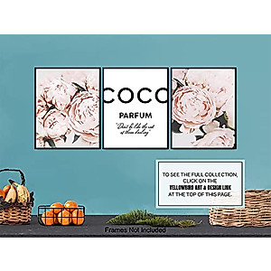 Fashion design Inspirational Quote - Glam Room Decor - Luxury Fashion Home Decor - Glamour Wall Art - Designer Wall Decor for Women - Elegant Couture Gift - Boho Poster Picture print Set