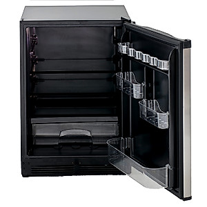 Avanti AR52T3SB Mini Fridge Compact Refrigerator for Home Office or Dorm, Auto Defrost with Reversible Door, Energy Star Rated, Black