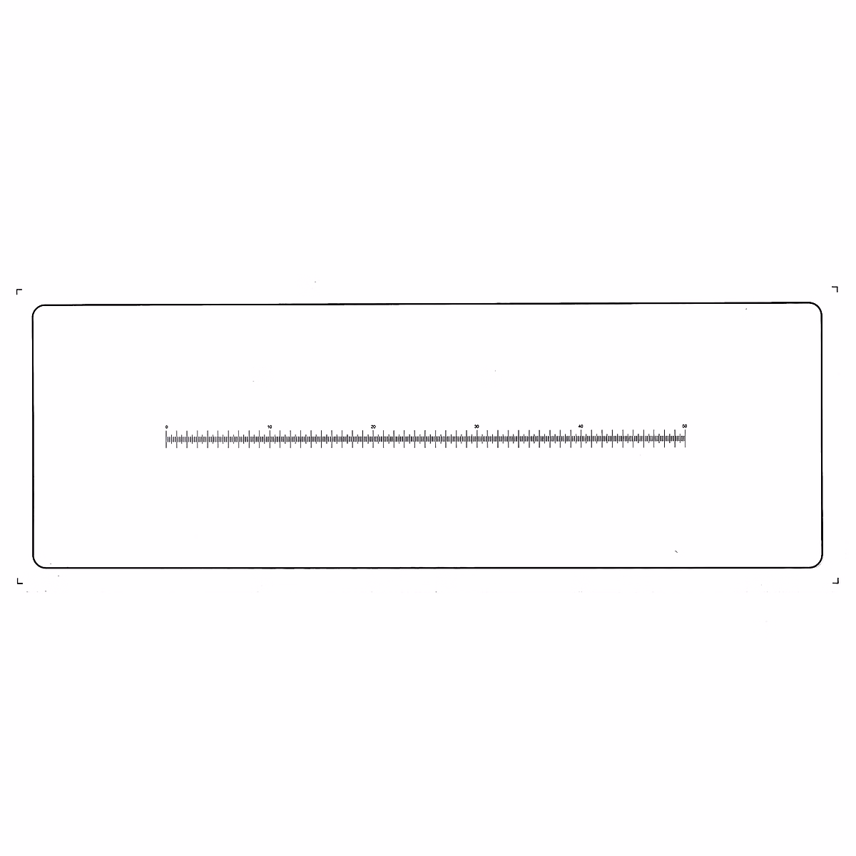 TOSUKKI 0.1mm Microscope Reticle Micrometer,Clear Micrometer Measuring Ruler, Microscope Micrometer Calibration Ruler Slide