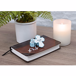 Roman Giftware Inc., Children's Gifts, New Baby, .75" H Bless BOY Box W/Rosary,Religious, Inspirational, Durable (2x2x1)