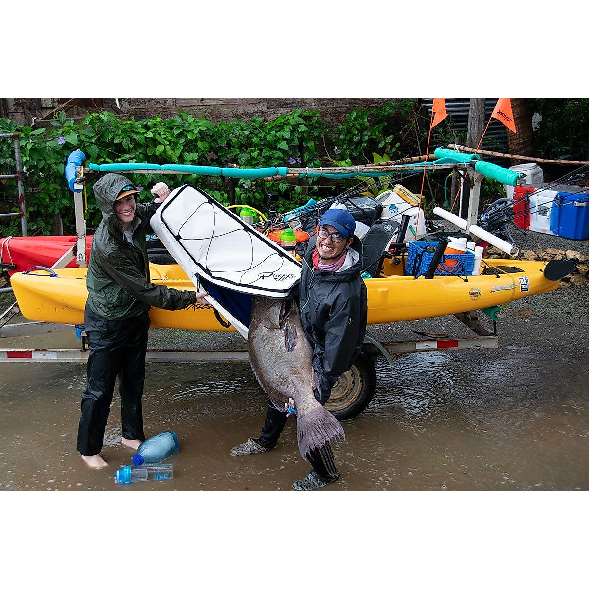 Reliable Fishing Products Insulated Kayak Bag 20" x 36" -takes up less space and keeps your fish fresh and protected, no matter the elements. Produced in USA,White