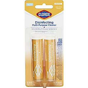 Clorox Disinfecting Multi-Purpose, Household Essentials, Cleaning Refills for Clorox Multi-Purpose Cleaning System, 2 Count