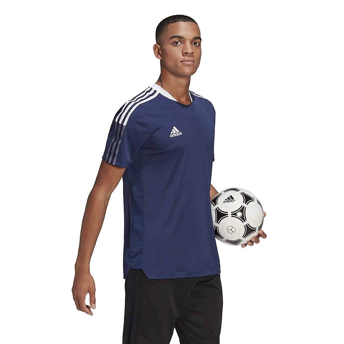 adidas Men's Tiro 21 Training Jersey, Team Navy Blue, Medium