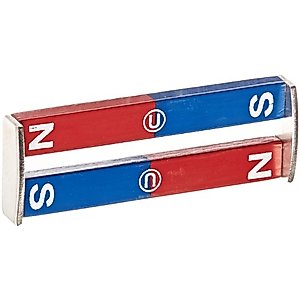 Delta Education-130-7690 N/S Painted Bar Magnet, 3" Length (Pack of 2)