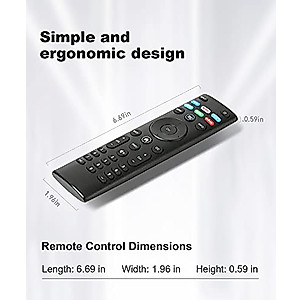 Universal Remote-Control Replacement for VIZIO D-Series M-Series P-Series V-Series UHD LED LCD Smart TV
