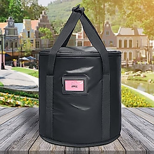 Upgraded 2PCS 20LBS Pellet Grills Stay Dry Pellet Bin - Wood Pellet Storage Bag Container - Smoker Pellet Dispenser - Anti-Shock Foam Layer Reduces Wood Pellets/Charcoal Chipping