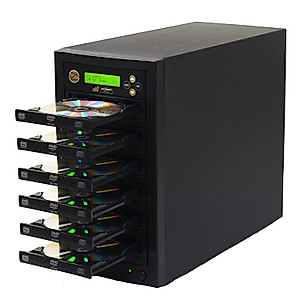 Acumen Disc 1 to 5 DVD CD Duplicator - Multiple Discs Copier Tower Machine with 24x Writers Burners Drives (Standalone Audio Video Copy Duplication Device Unit)