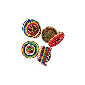 Leos Imports Handmade Mexican Palm Tortilla Basket, Tortillera Made in Mexico