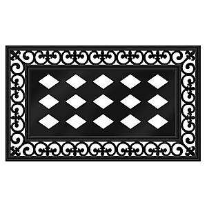 Evergreen Sassafras Bundle - Set of 5 All Seasons Interchangeable Entrance Doormats | Indoor and Outdoor |22-in x 10-in doormats and 30-in x 18-in Tray | Non-Slip Backing | Low Profile | Home Décor