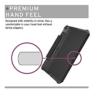 [U] by UAG iPad Air 10.9-inch (4th Gen, 2020)/iPad Pro 11-inch (2nd Gen, 2020) Case Lucent Translucent Lightweight Ultra-Slim Full Body Auto Sleep/Wake Folio Cover, Black/Ice