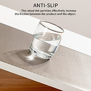 Shelf Liner Kitchen Drawer Mats,Washable Oil-Proof Drawer Liner,Non-Adhesive Protective,Waterproof Cabinet Protection Mat,Non-Slip Cabinet Liner 17.7Inches x 78.7Inches(Black)