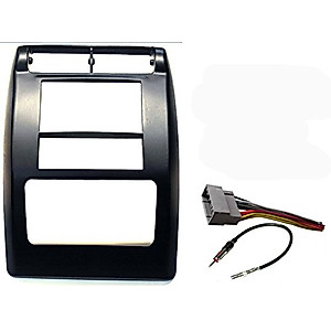 Aftermarket Double Din Radio Stereo Car Install Dash Kit Compatible with Jeep Wrangler 2003-2006